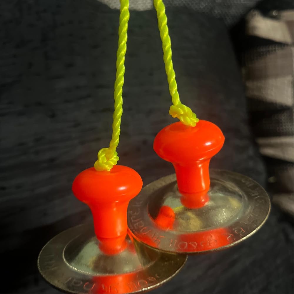 Original Manjira Stainless Still Plated Manjeera Musical Instrument ...