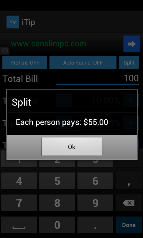 iTip - free tipping calculator:Amazon.com:Appstore for Android