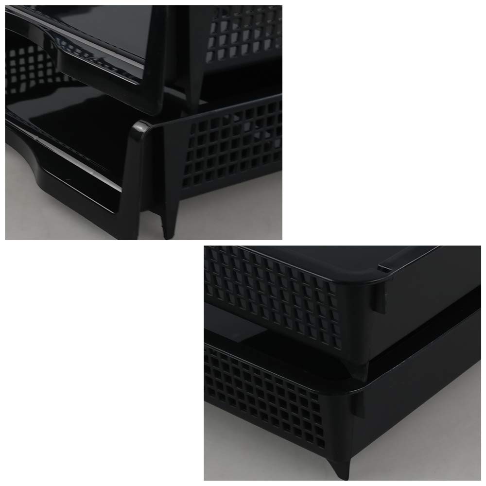 Snapklik.com : Tstorage Plastic Stackable File Paper Storage Tray