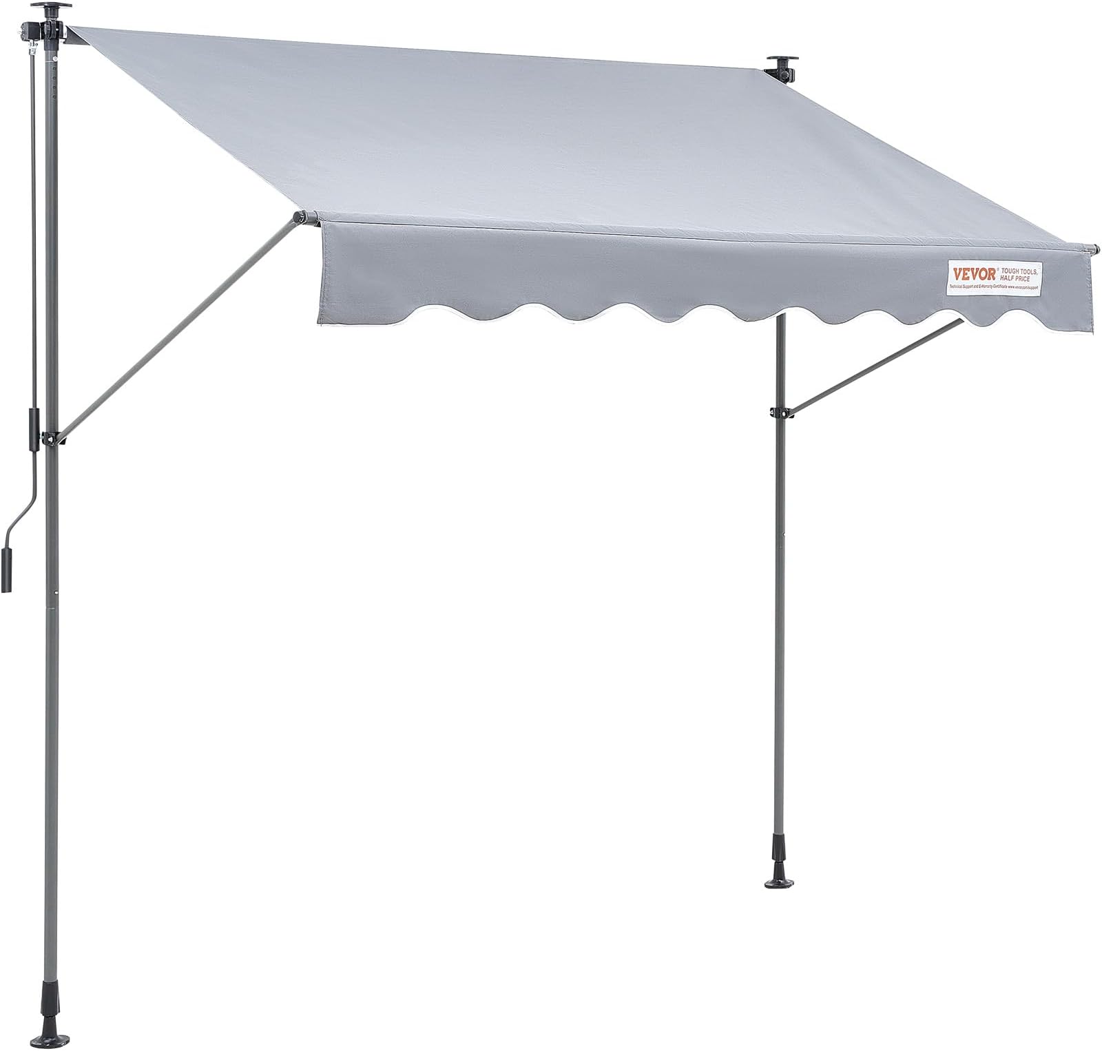 Amazon.com : Menkxi 2 Pack 118 Inch Manual Retractable Awning Manual ...