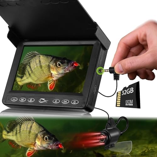 Amazon.com : FishPRO Underwater Fishing Camera 4.3'' w/DVR 32GB ...