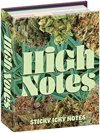 Amazon.com : High Notes Marijuana Sticky Notes Booklet : Office Products