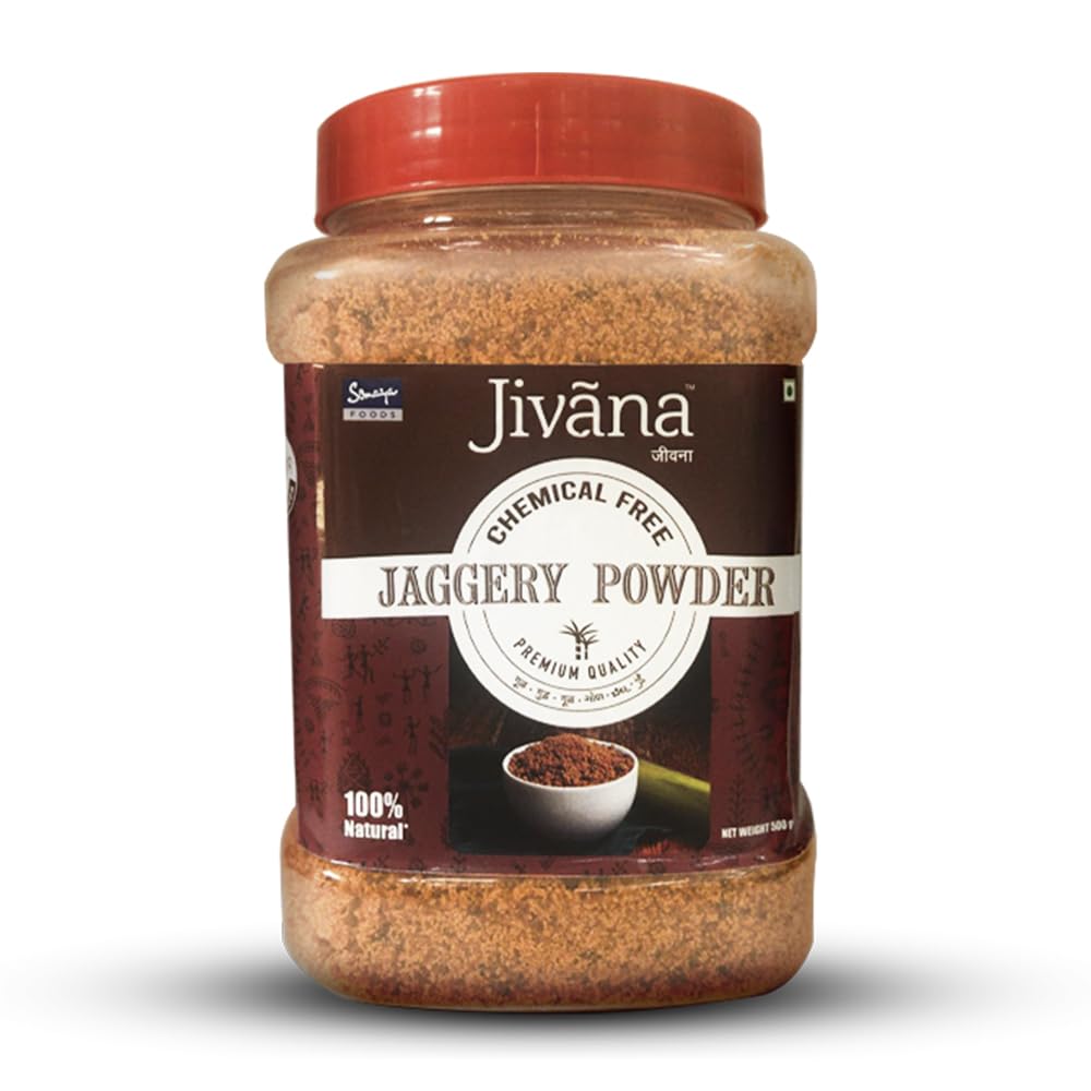 Jivana Chemical Free Jaggery Powder | Gud Powder | Healthy Sugar ...
