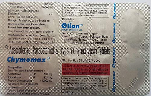 Chymomax - Strip of 10 Tablets : Amazon.in: Health & Personal Care