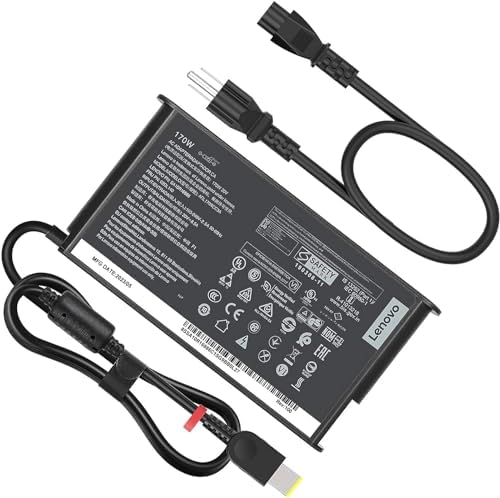 Amazon.com: 170W 20V 8.5A AC Adapter Fit for Lenovo ThinkPad P50 P51 ...