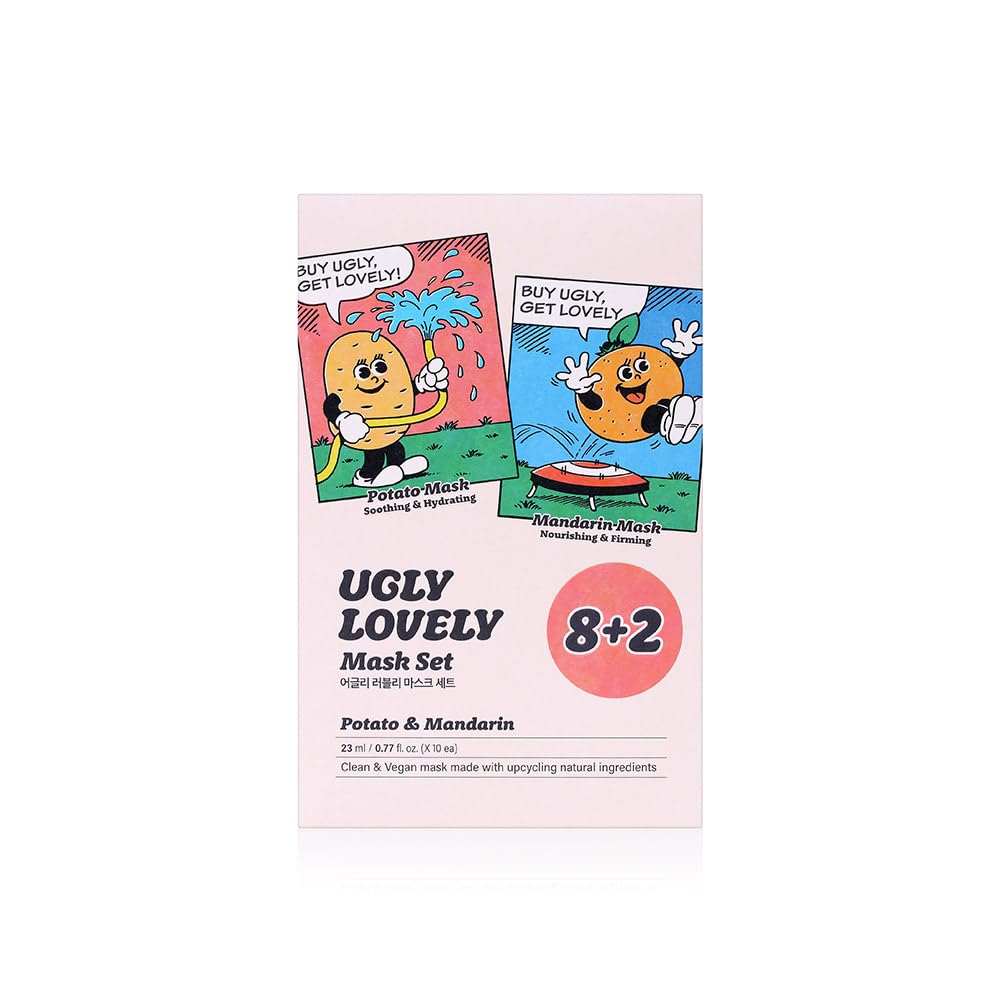 Amazon | 【UGLY LOVELY】 ポテトマスクパック (4+1)*23ml & マンダリンマスクパック (4+1)*23ml セット | UGLY LOVELY | フェイスマスク 通販