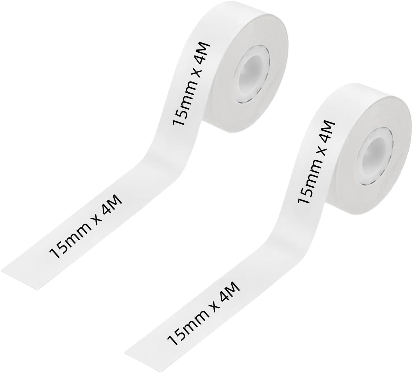 LaluluTek 15mmx4m Waterproof Label Maker Tape - Self-Adhesive Labels ...