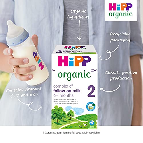 HiPP Organic 2 Follow on Baby Milk Powder Formula, From 6 Months, 800g ...