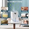 Déshumidificateur d Air 1800ML,Deshumidificateur Electrique Silencieux,Electrique Portable Arrêt ...