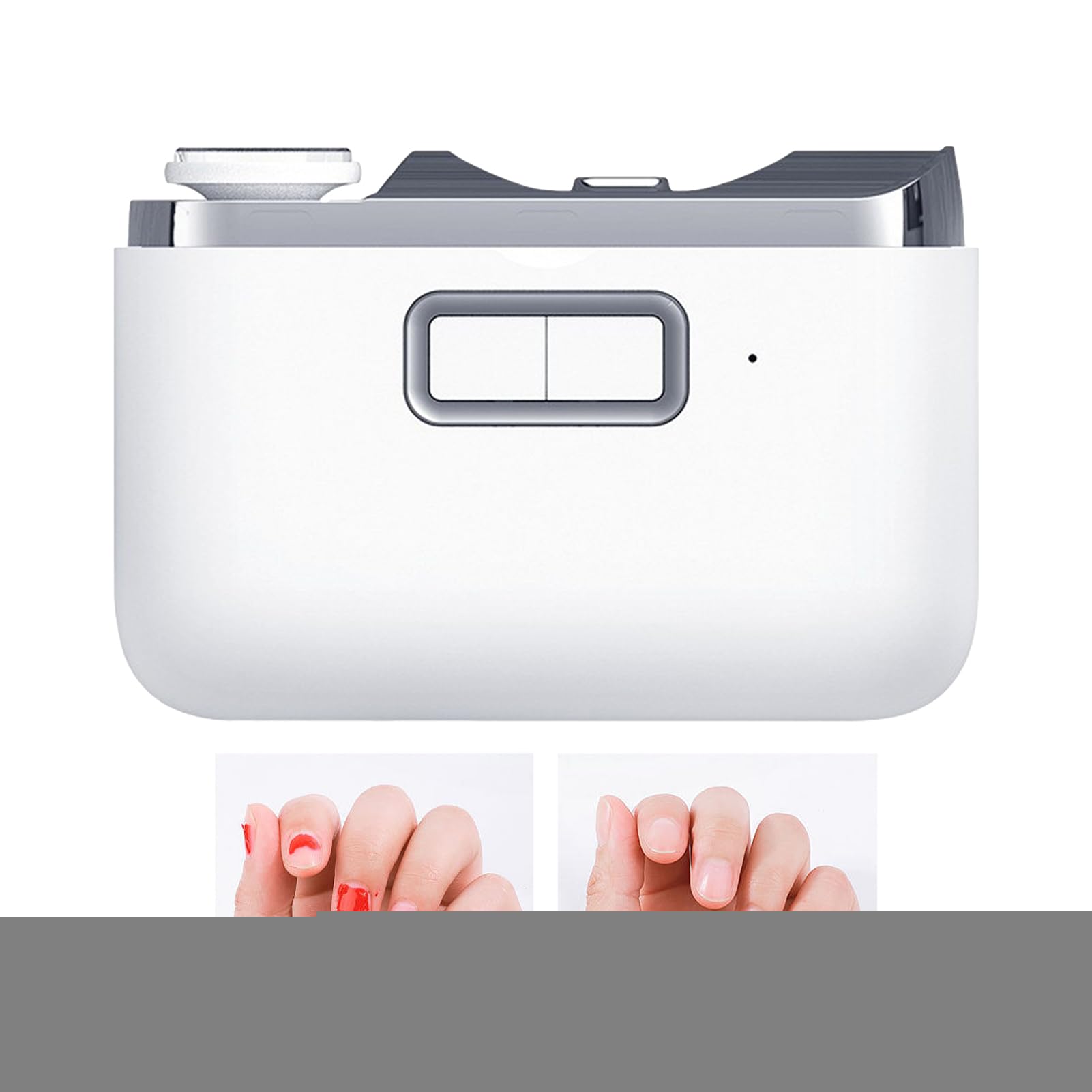 Electric Nail Clipper, 2 in 1 Toenail Clippers with Storage and Light ...