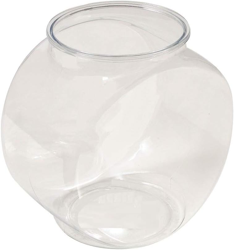 Amazon.com : Koller Products 1-Gallon Fish Bowl, Shatterproof Plastic ...