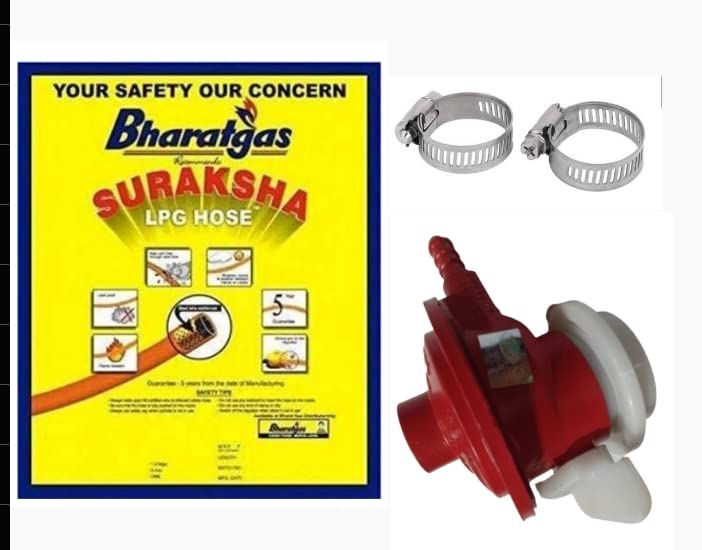 Buy LPG SURAKSHA Hose Pipe with ISI Certified RED Color HIGH Pressure ...