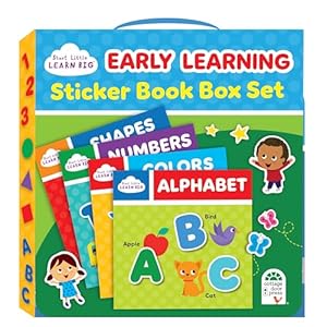 Amazon.com: My First Early-Learning Sticker Books Boxed Set: 4 Books ...