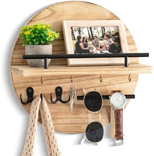 Amazon.com: dreampossible Key Holder for Wall Decorative with Shelf and ...