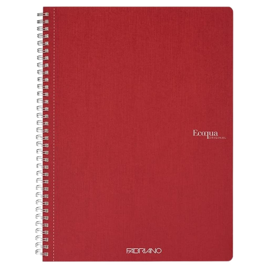 Fabriano Ecoqua A4 Spiral Bound Lined Notebook, 90 GSM, 70 Sheets / 140 ...