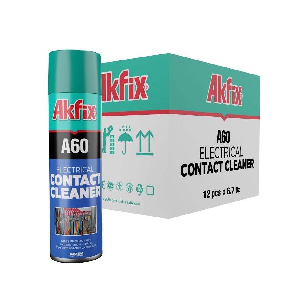 Snapklik.com : Akfix A60 Electrical Contact Cleaner Spray - Non ...
