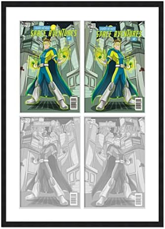 Amazon.com - Perfect Cases and Frames Quad (4) Comic Book Frame - Holds ...