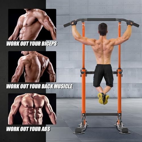 Snapklik.com : Soges Power Tower Pull Up Bar Station, Free Standing ...