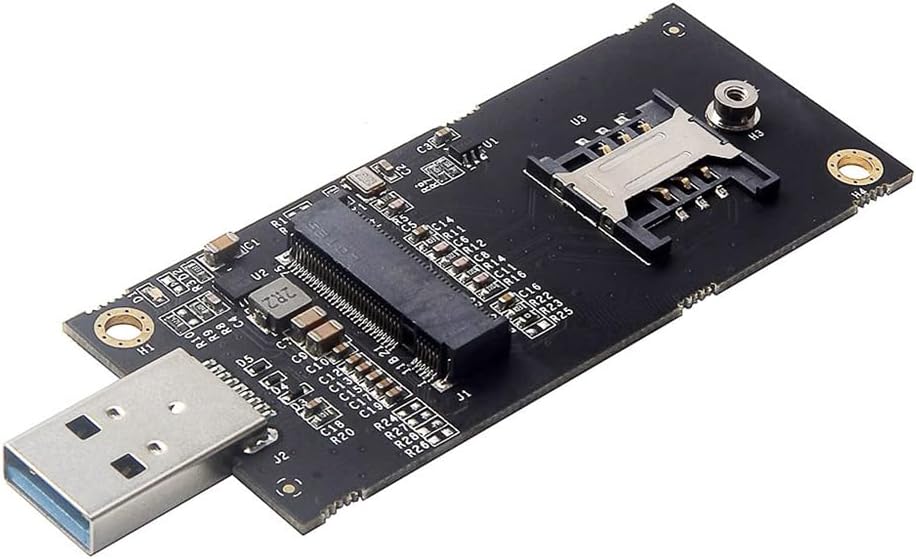 Amazon.com: NFHK NGFF M.2 Key-B WWAN to USB 3.0 Adapter Riser Card w ...