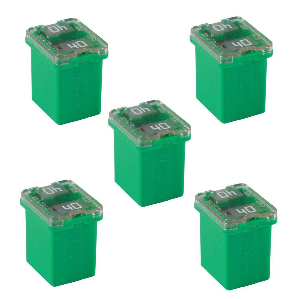 Snapklik.com : 5 Pack Low Profile Mini Jcase Fuse 40 Amp Compatible For ...
