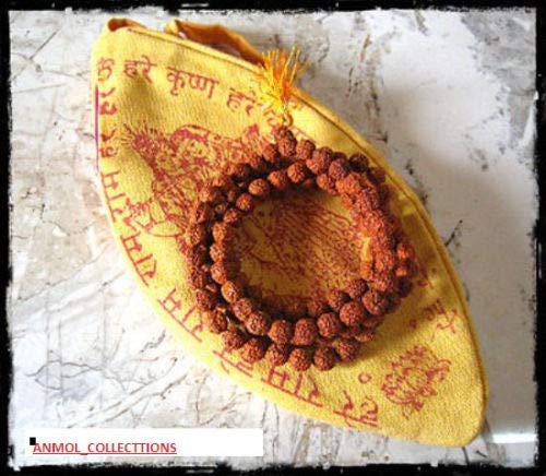 Buy Spacetouch Hare Rama Hare Krishna Japa Mala Gomukhi japa Bag ...