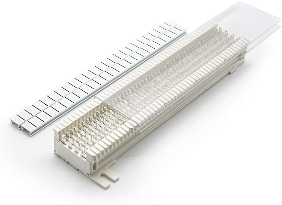 Amazon.com: ICC 66 Block Prewired with 89D Mounting Bracket & Cover ...