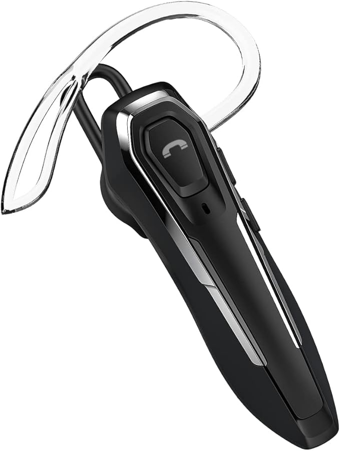 Amazon.com: Single Bluetooth Headphones for One Ear, 30H Talking Time ...