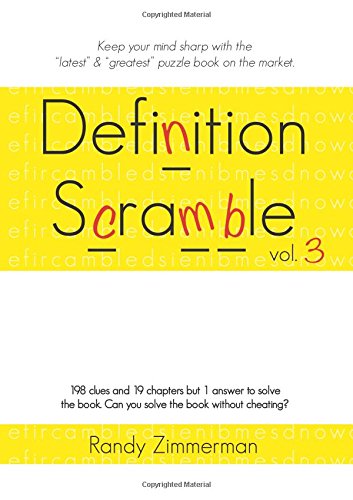 Definition Scramble: Volume 3: Randy Zimmerman: 9781621476306: Amazon ...