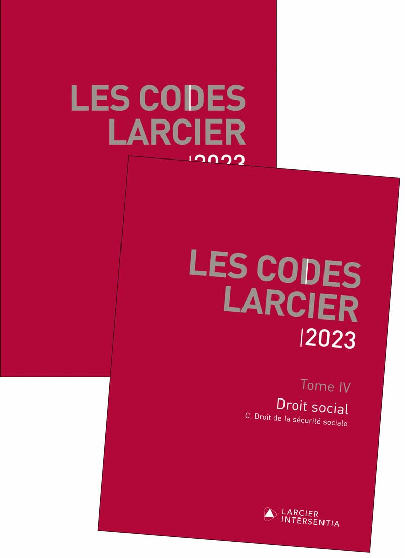 Codes Larcier 2023 - Tome 4 Droit social : Willems, Jean-Jacques, Caprasse, Emmanuel, Jamin ...
