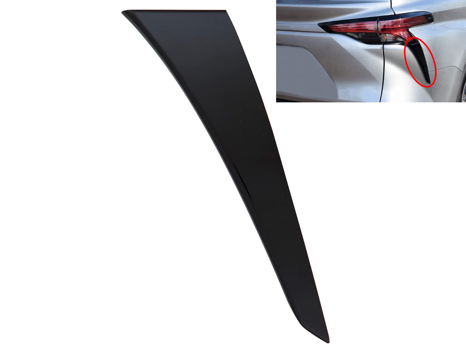 APA Replacement for Rear Bumper Side Extensions Trim Piece 2021 2022 ...