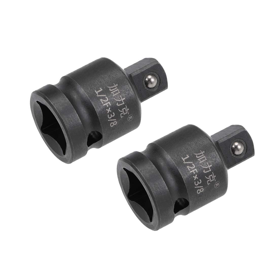 sourcing map 2pcs 1/2" Drive (Female) x 3/8" (Male) Impact Socket ...