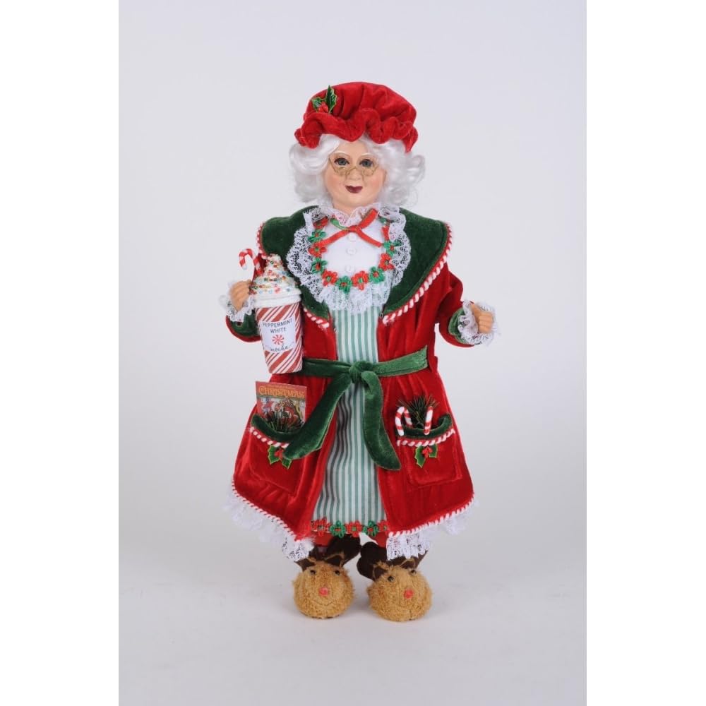 Amazon.com: Karen Didion Comfy Cozy Mrs. Claus Figurine Polyresin ...