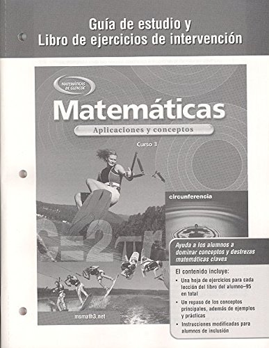 Mathematics Applications And Concepts, Course 3, And Intervention Workbook: McGraw-Hill ...