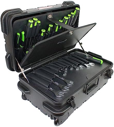 Chicago Case Military Style Rolling Tool Case with 3 Tool Pallet ...