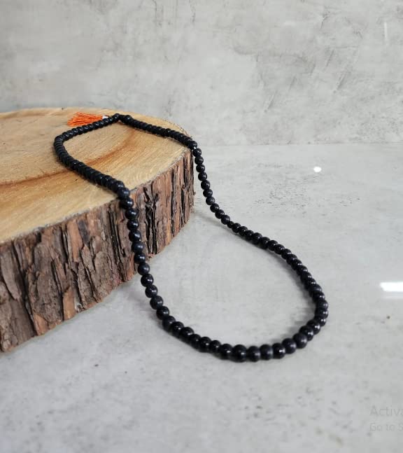 Genuine Sulemani Black Hakik Mala Original 108 Beads Pure Akik Stone ...