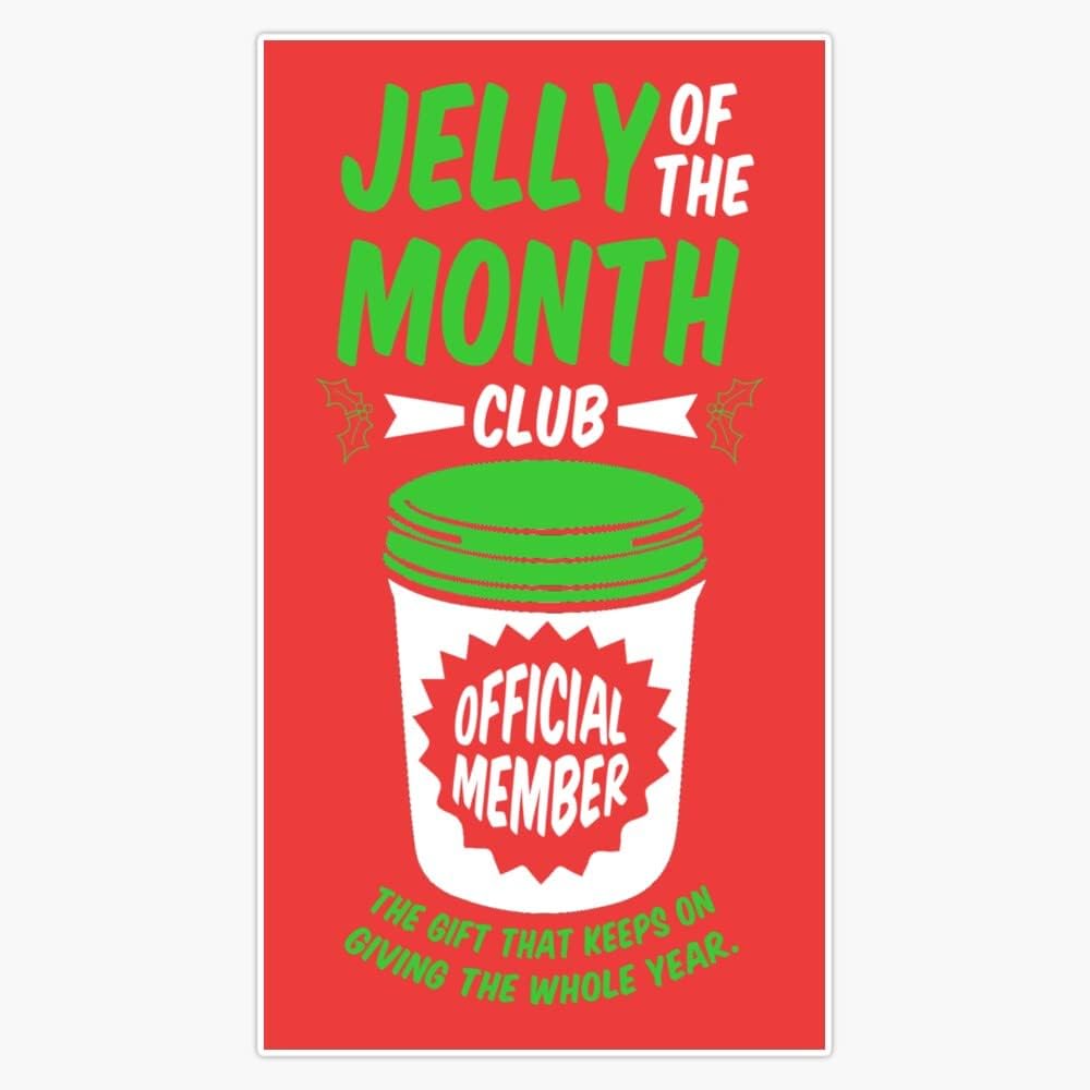 Amazon.com - Jelly of The Month Club Official Member Sticker Sticker ...