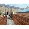 Western Red Cedar Batten Screen (21 Pack) 2.14m2 Contemporary Fencing ...