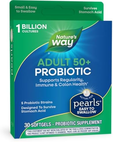 Amazon.com: Nature's Way Acidophilus Probiotic Pearls, Supports ...