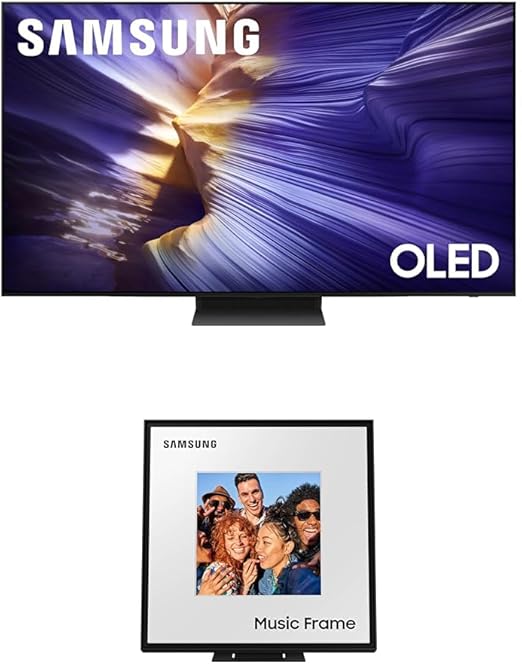Amazon.com: Samsung 77-Inch Class OLED S90F 4K Smart TV w/Music Frame ...
