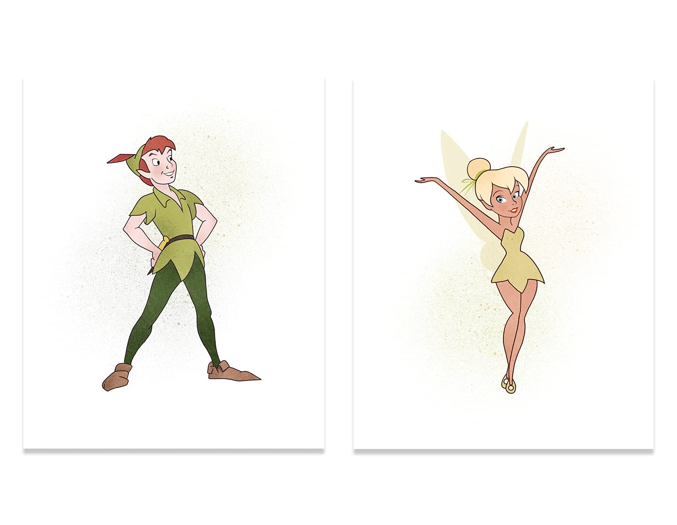 Peter Pan And Tinkerbell Drawing