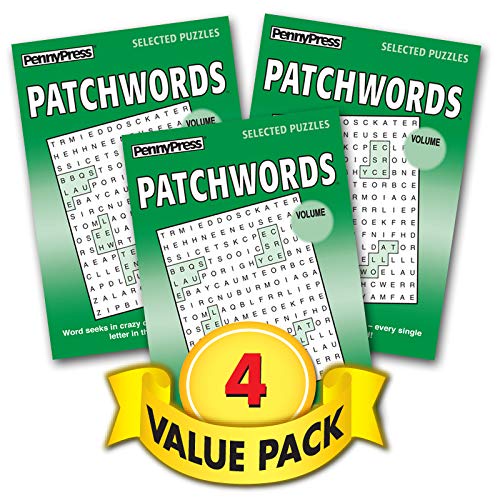 Patchwords Word Seek / Word Search Puzzles with a Twist – 4 Pack ...