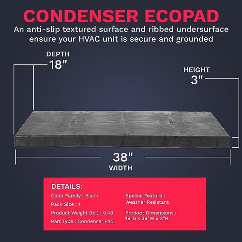 Snapklik.com : Equipment Pad For Ductless Mini Split Air Conditioner ...