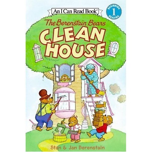 BERENSTAIN BEARS CLEAN HOUSE, THE: Berenstain Jan: 9780060583354 ...