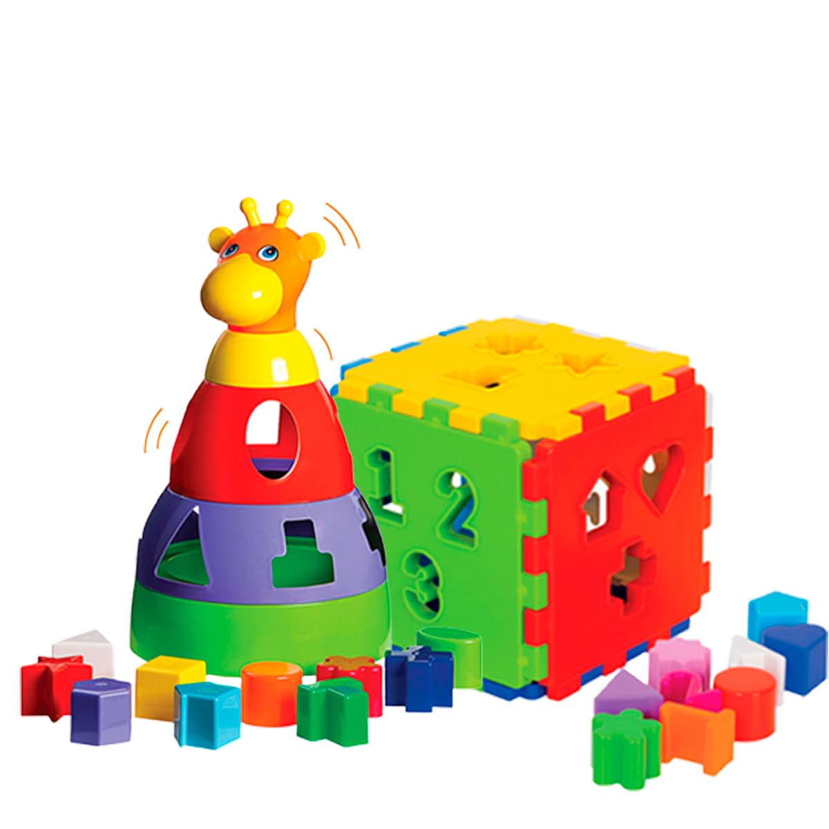 Kit de Brinquedos Educativos Infantil para Bebês 1 Ano Menino e Menina ...