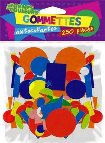 Gommettes formes et couleurs: 250 pièces : Cerise bleue: Amazon.es: Libros