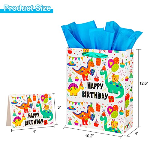 Snapklik.com : 12.6 Large Happy Birthday Gift Bags