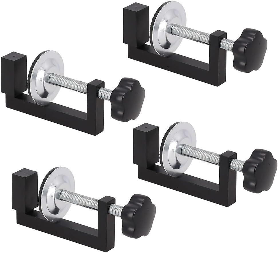 LUFEIS 4 PCS G Clamps for Woodwork, Outdoor Sofa Rattan Garden ...