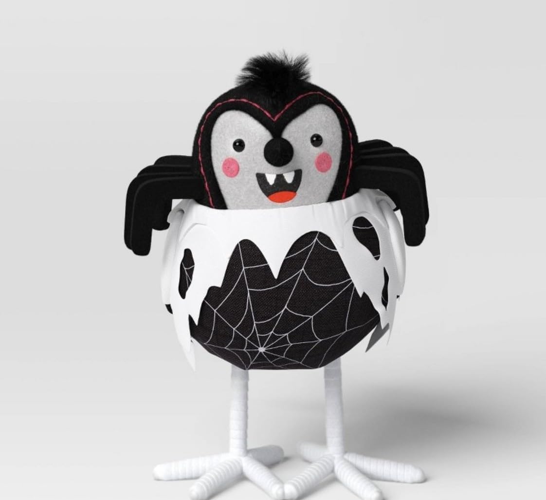 Amazon.com: Featherly Friends 'Skitter' Felt Bird Halloween Decorative ...