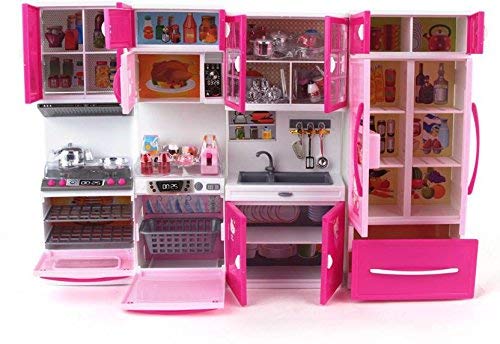 Buy rvold modern toy kitchen set with 4 compartments, musical and ...