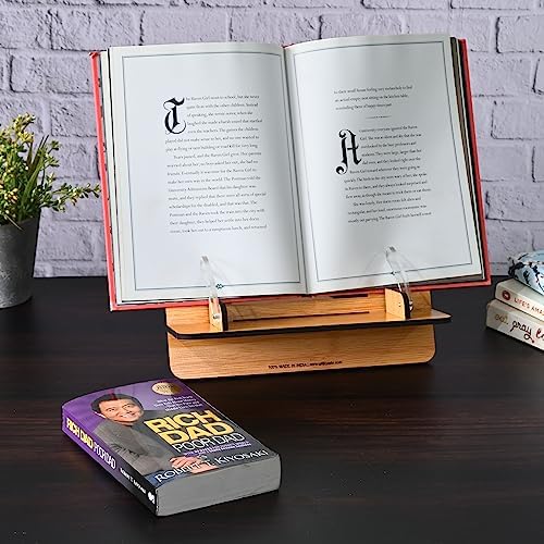 Desktop Document Holder Stand with 7 Adjustable Positions, Black Metal ...